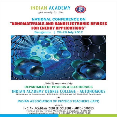 Brochure national conference | PDF