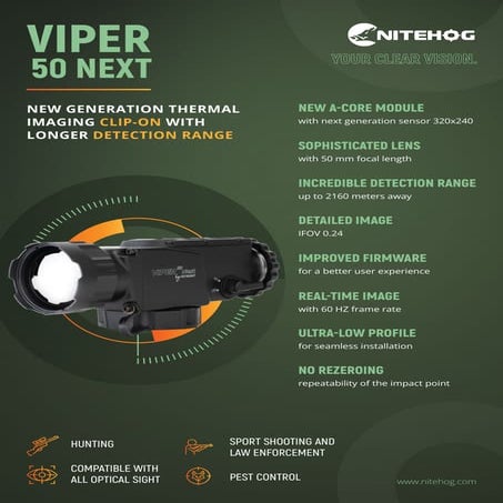 Brochure | Nitehog Viper 50 Next | Optics Trade | PDF | Cameras and ...