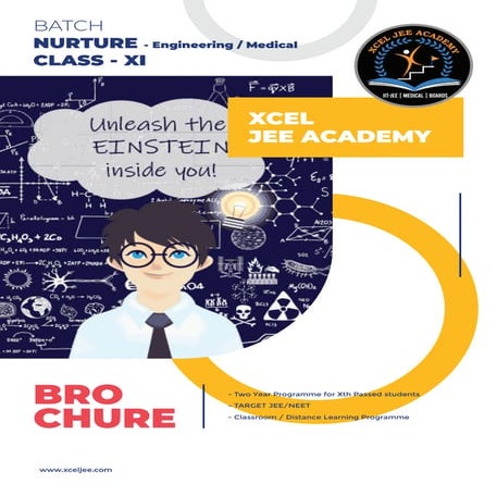 Brochure nurture course jee neet class xi | PDF