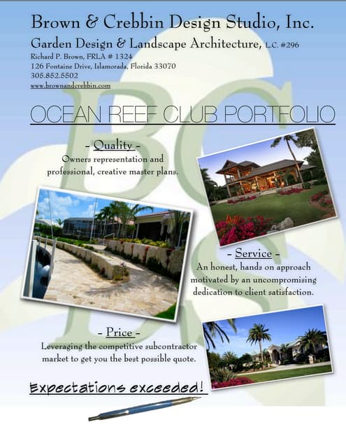 Ocean Reef Portfolio | PDF