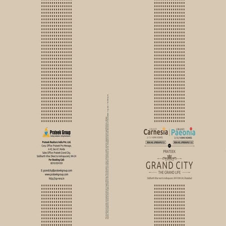 Prateek Edifice Price List 2018 | PDF
