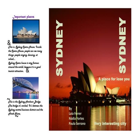 Brochure of sydney. | PPT