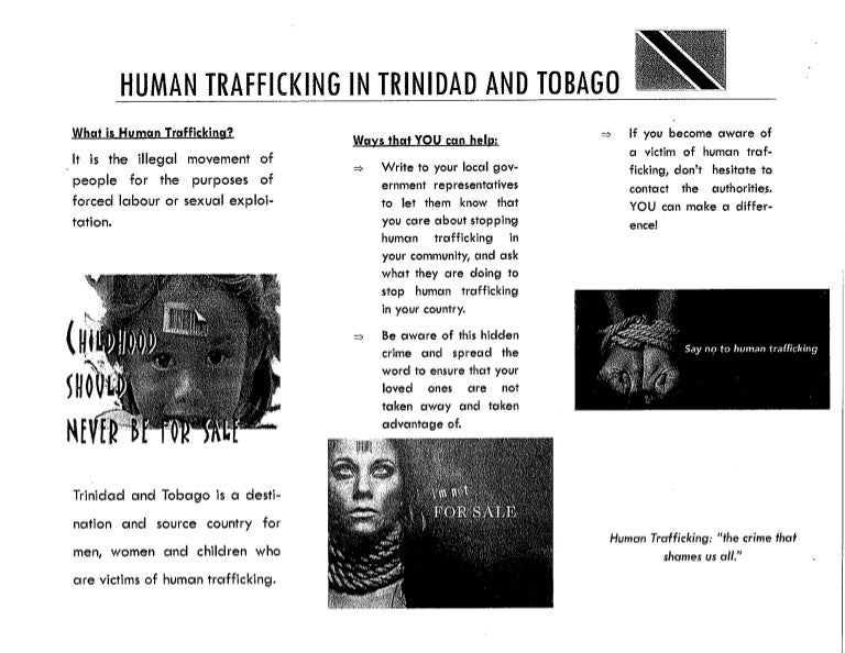 Human Rights Law Clinic Brochure On Human Trafficking