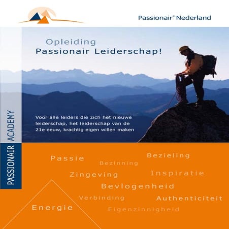 Brochure Opleiding Passionair Leiderschap | PDF