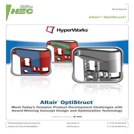 Brochure optistruct | PDF