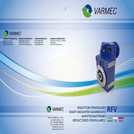 Редукторы серии RFV Varmec | PPT
