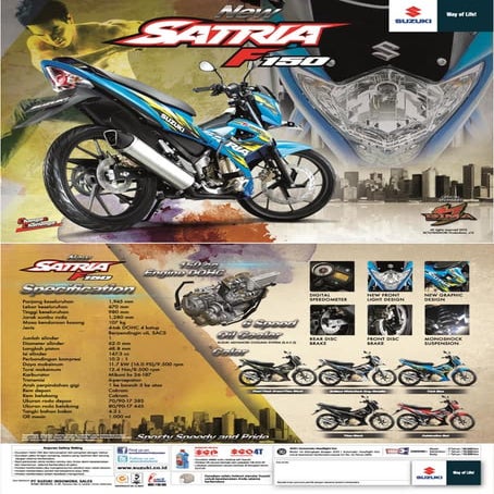 Brosur new satria FU 150 | PDF