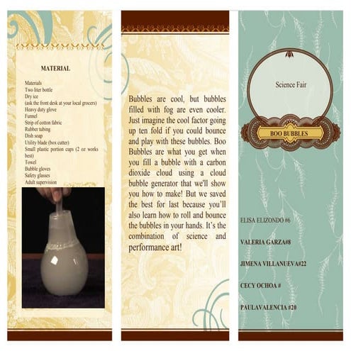 Brochure science | DOCX