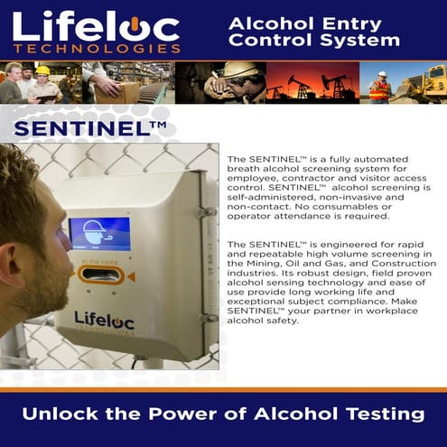 Sentinel Automatic Breath Alcohol Screening Station | PDF