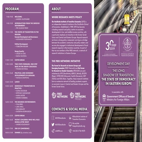 SITE Development Day conference 2019 brochure | PDF