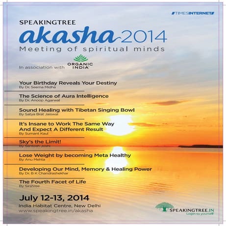 Magazine Speaking Tree Akasha | PDF