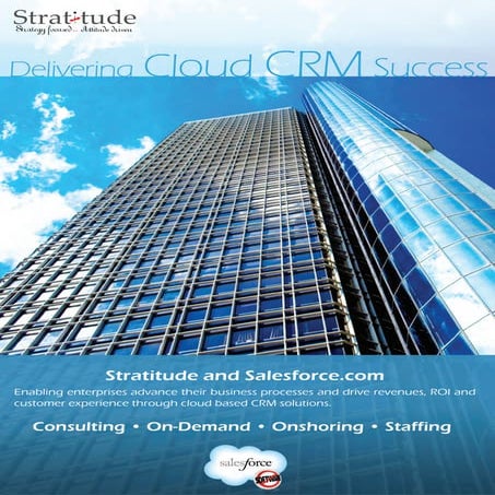 Brochure, Stratitude Salesforce.com Services | PDF