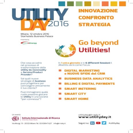 Utility Day 2016 | PDF