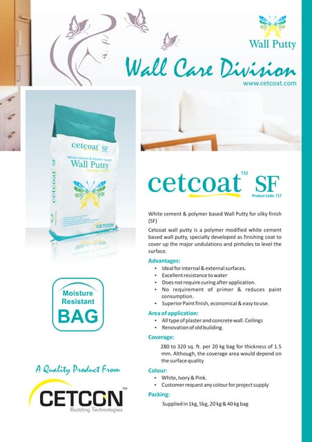 CETCRETE Polymer waterproofing compound | PPT