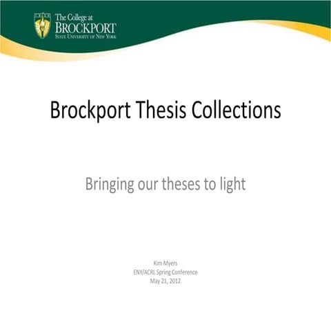 Thesis Collection - Ryerson University, School of Fashion | PDF
