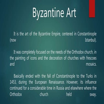 Art 9 - Byzantine, Romanesque, and Gothic Art | PPTX