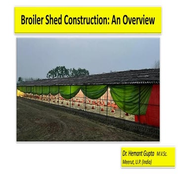 Broiler Poultry Farm Construction Guide | PDF