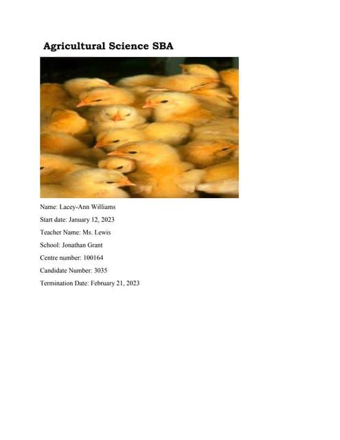 Shanella Moore Crop Production SBA 2022.pdf | Agriculture | Industries