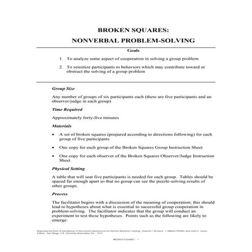 Broken squares | PDF