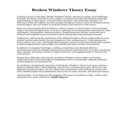 Broken Windows Theory Essay.pdf