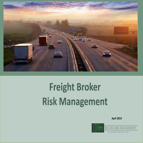 Brokerage Narrative - Risk Management | PPTX