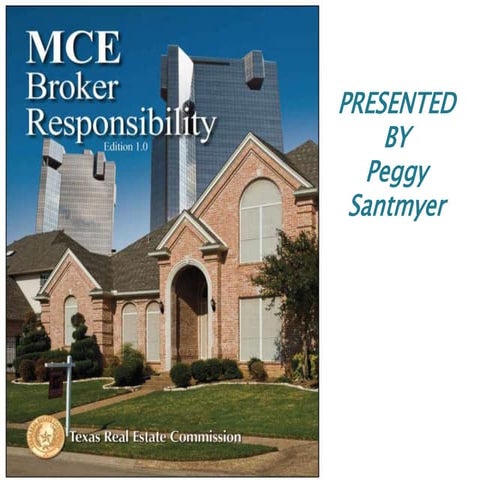 TREC Broker Responsibility | PPTX