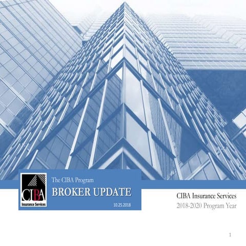 CIBA Broker Update 2018 | PPT
