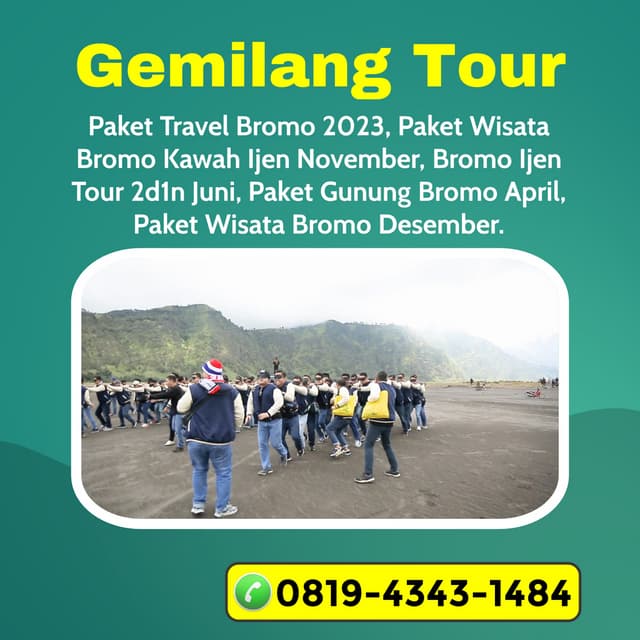 Bromo Tour Package April | PDF