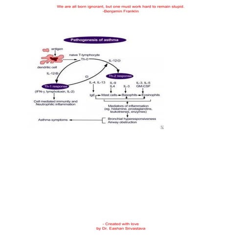 Bronchial asthma pathogenesis | PDF