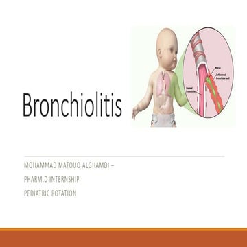 Bronchiolitis | Case Study | PPTX