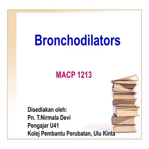 BRONCHODILATORS Jul 2009.ppt