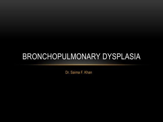 Broncho pulmonary dysplasia(BPD).pptx