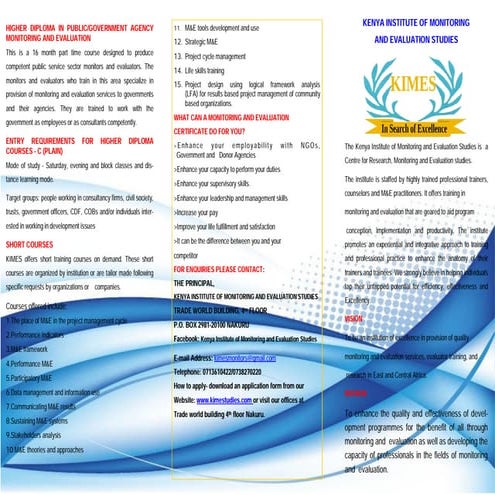 KIMES Bronchure | PDF