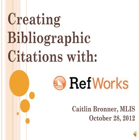 RefWorks | PPT