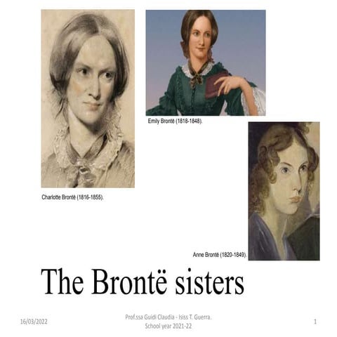 Bronte sisters | PPTX