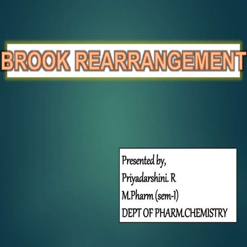 BROOK REARRANGEMENT | PPTX