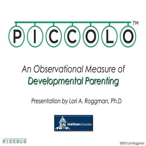 How PICCOLO™ Can Help You Work More Effectively with Parents of Young ...
