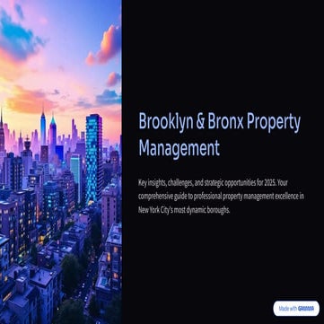 Brooklyn & Bronx Property Management | Citadel NYC | PDF
