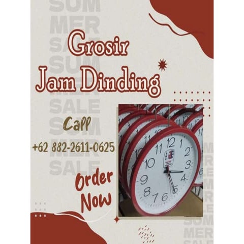 0882-2611-0625 Model Jam Dinding Terbaru | PPT