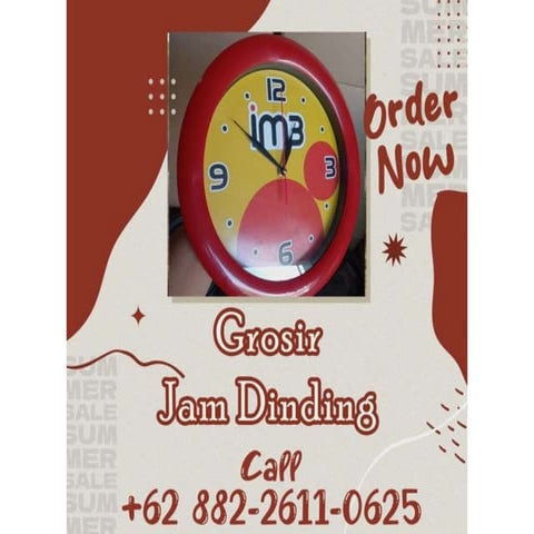 0882-2611-0625 Model Jam Dinding Terbaru | PPTX