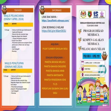 BROSUR DEKAD MEMBACA. contoh brosur nilampptx | PPTX