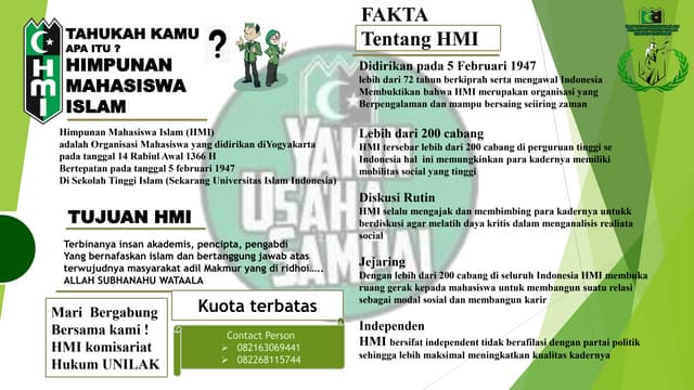 BROSUR MAPERCA HIMPUNAN MAHASISWA ISLAM KOMISARIAT HUKUM | PDF BROSUR MAPERCA HIMPUNAN MAHASISWA ISLAM KOMISARIAT HUKUM | PDF