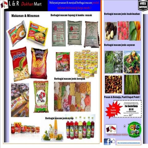 Brosur L & R Dukhan Mart | PPT