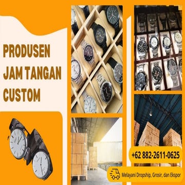 Jasa Pembuatan Jam Tangan Custom, +62 882-2611-0625 | PPTX