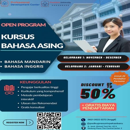 BROSUR PROGRAM DEVELOPMENT CENTER Presuniv | PDF