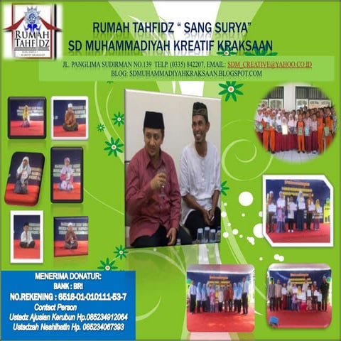 Brosur rumah tahfidz | PPTX