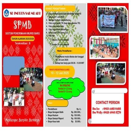 BROSUR SPMB SD Inpes Saumlaki Tahun ajaran 2025/2026 | DOCX