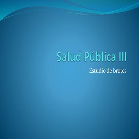 Endemias, Epidemias Y Brotes Y Vigilancia Epidemiologica | PPTX