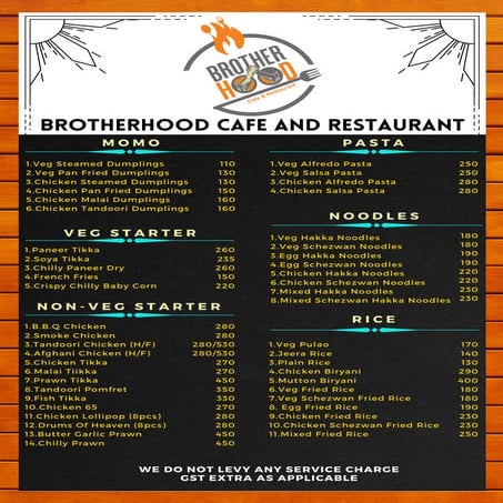Brother_Hood_Cafe_Menu | PDF