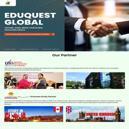 Eduquest Global LLP - Your Learning Partner | PDF | Education industry ...